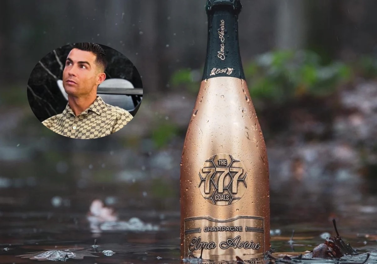 Así es el champagne de Cristiano Ronaldo: 1.777 euros y solo 180 ...
